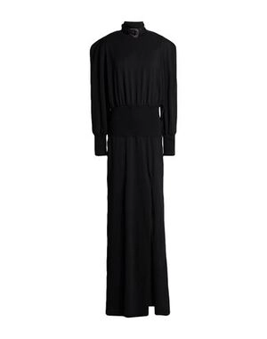 Versace Maxi Dress Size Cotton, Elastane - Black