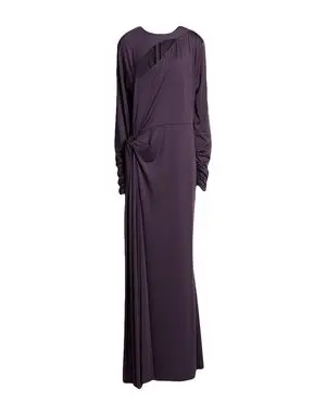 Victoria Beckham Polyester Elastane Maxi Dress - Purple