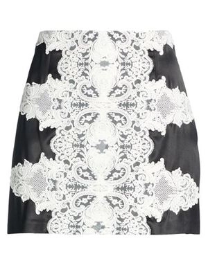 Elisabetta Franchi Mini Skirt Blush Size Viscose, Polyamide, Cotton - Black