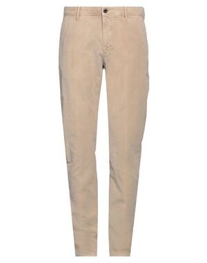 Incotex Cotton Elastane Moleskin Pants - Beige