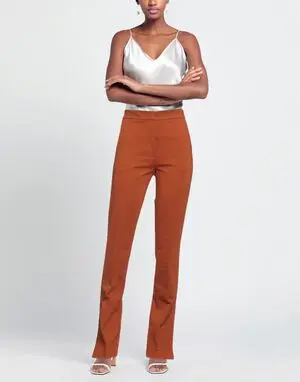 JUCCA High-waisted Bootcut Stretch Trousers - Rust