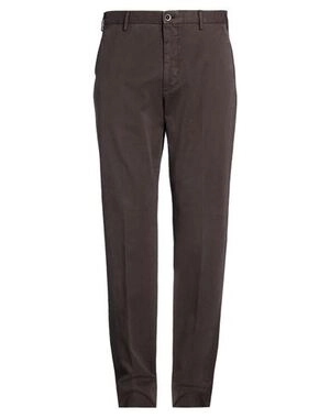 Incotex Man Pants Off White Size 36 Cotton, Elastane Brown