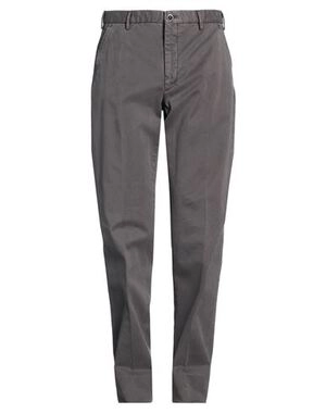 Incotex Man Pants Off White Size 36 Cotton, Elastane Grey