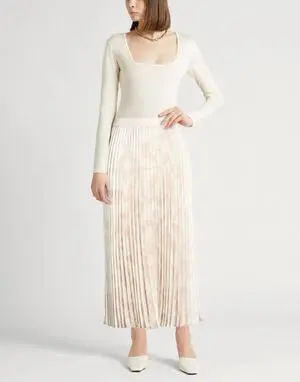 Agnona Pleated Maxi Skirt