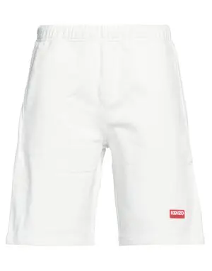 Kenzo Shorts & Bermuda Shorts Size Cotton, Elastane - White