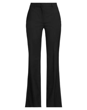 SEMICOUTURE Pants Turquoise Size Polyester, Virgin Wool, Elastane - Black