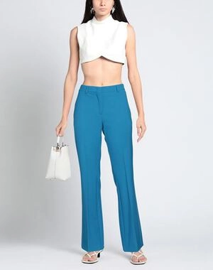 SEMICOUTURE Polyester And Virgin Wool Blend Stretch Bootcut Pants