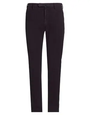 Incotex Dark Cotton Elastane Tapered Leg Trousers