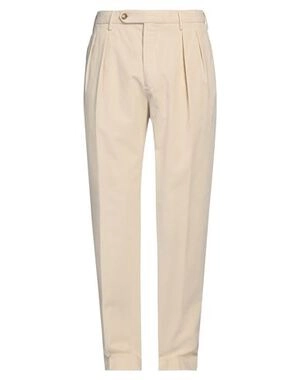 Incotex Cotton-elastane Corduroy Trousers - Cream