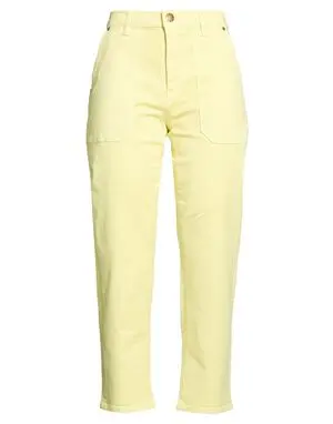 Pinko Cotton Blend Tapered Jeans - Yellow