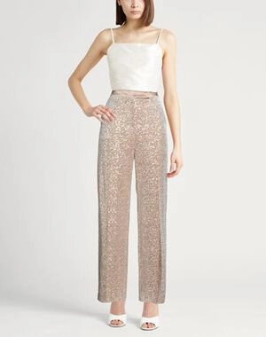 Peserico Pants Size Polyester, Elastane, Silk - Beige
