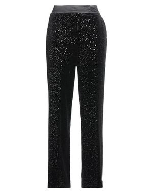 Peserico Woman Pants Beige Size 2 Polyester, Elastane, Silk Black