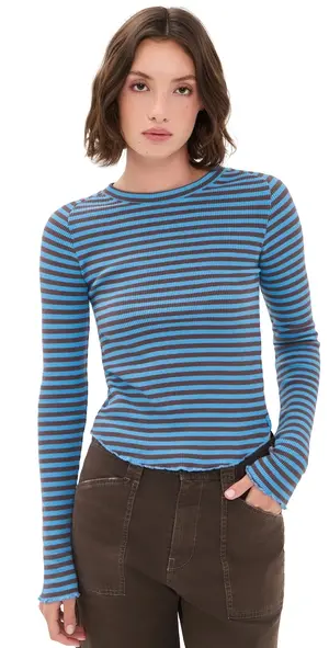 Free People Easy Does It Stripe Tee
