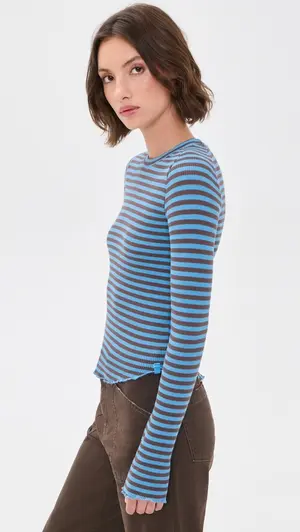 Free People Easy Does It Stripe Tee
