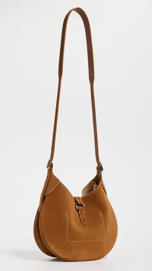 Polo Ralph Lauren Suede Polo Id Small Shoulder Bag