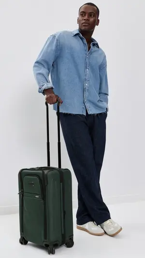 Tumi Dual Access Expandable Carry On Suitcase
