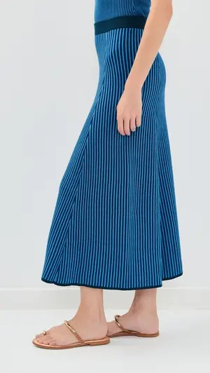 Escvdo Lienzo Knit Midi Skirt