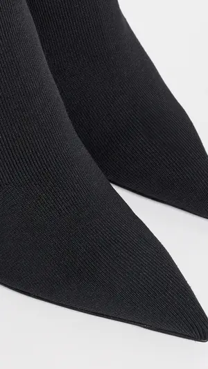 Balmain Wedge Knit Ankle Boots