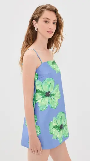 THE WOLF GANG Palma Mini Dress Floral Print