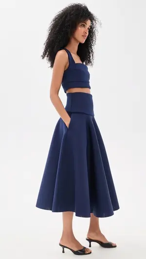 Black Halo Pamina Two-piece Midi Set