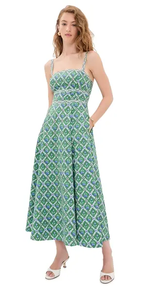 Hill House Home The Margot Dress - Diamond Cherries