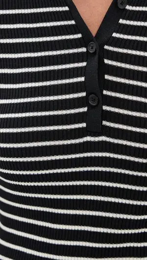 NILI LOTAN Fenna Stripe Polo