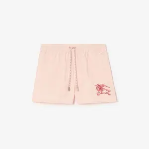 Burberry Heart Knight Stretch Nylon Shorts - Compact Pink