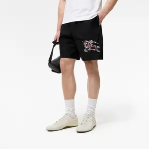 Burberry Knight Heart Cotton Poplin Shorts