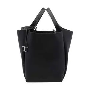TOD'S Small Leather Bucket Bag - Black