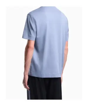 Emporio Armani Logo-embroidered Cotton T-shirt