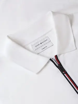 Tommy Hilfiger Regular Fit Fluid Cotton Polo Shirt
