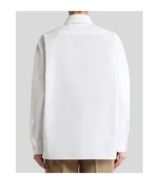 Etro Cotton And Silk Shirt With Floral Print