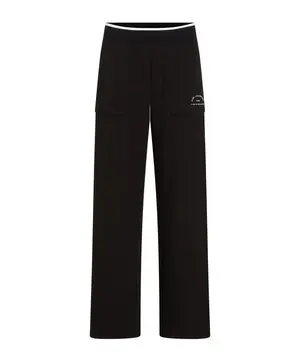 Karl Lagerfeld Logo Print Wide-leg Trousers