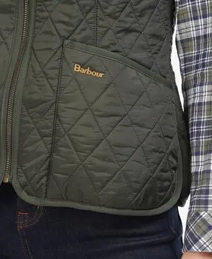 Barbour Quilted Logo Embroidered Gilet