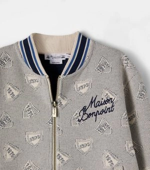 Bonpoint Lantern Cotton-blend Jacquard Jacket