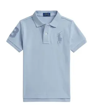 Polo Ralph Lauren Logo-embroidered Polo Shirt - Blue