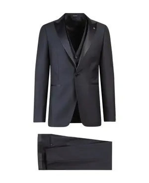Tagliatore Single-breasted Two-piece Suit - Black