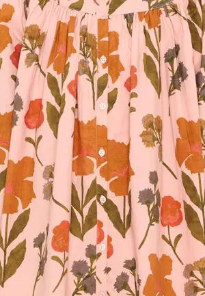 Bonpoint Floral Print Long Sleeve Dress