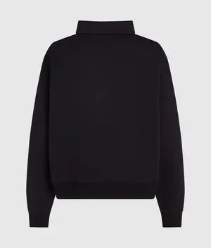 Karl Lagerfeld Quarter-zip Logo Print Sweatshirt