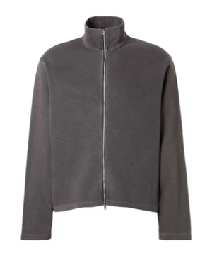 Our Legacy Shrunken Cotton Zip-up Sweatshirt