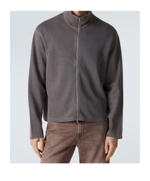 Our Legacy Shrunken Cotton Zip-up Sweatshirt