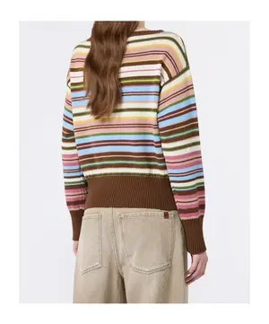 Max Mara Striped Long Sleeve Knit