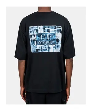 C.P. COMPANY Logo-print Cotton T-shirt