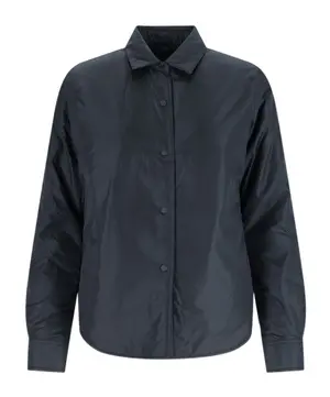 Aspesi Shirt Collar Casual Jacket - Black