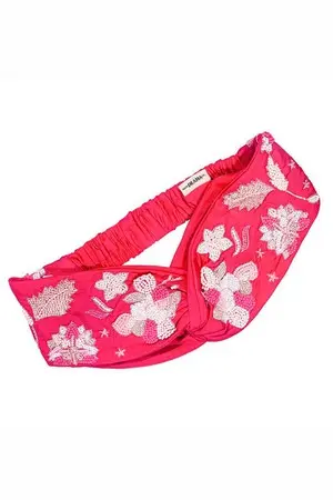 HAIR DRAMA CO Blossom Embellished Hair Band - Pink