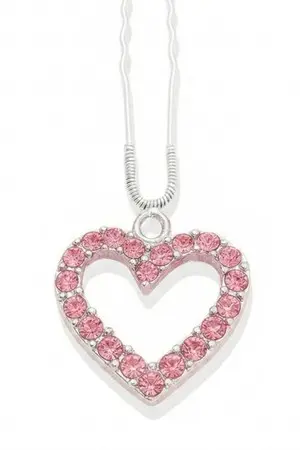 HAIR DRAMA CO Crystal Heart U Pin