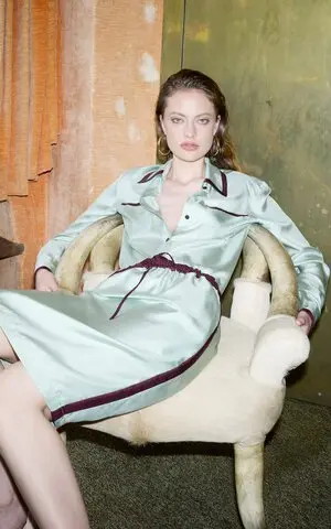 Françoise Fanny Silk Shirt - Green