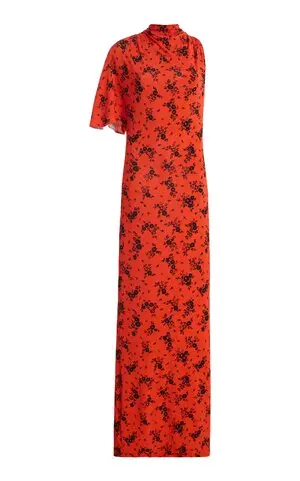 Françoise Karlie Floral Maxi Dress - Red