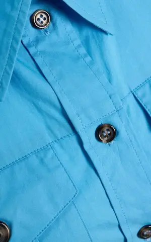 Françoise Sara Cotton Shirt - Blue