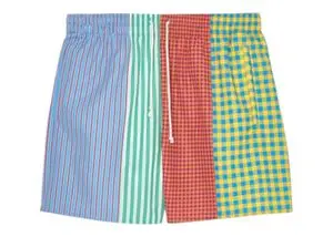 BAD BUNNY X Zara Patchwork Swim Shorts